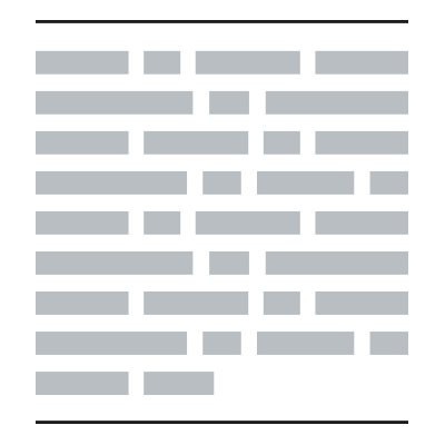 Paragraph rule - Typography Terms Glossary