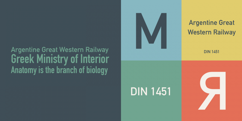 DIN 1451 - Font List entries - Typography.Guru