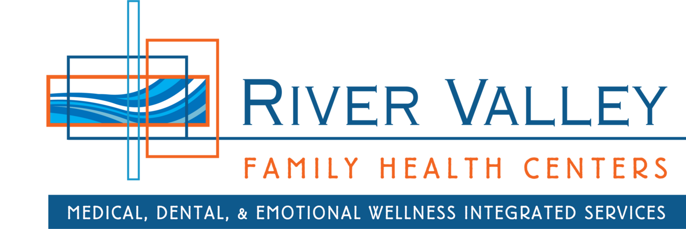 Orange font on the River Valley Family Health Centers logo - Font ...